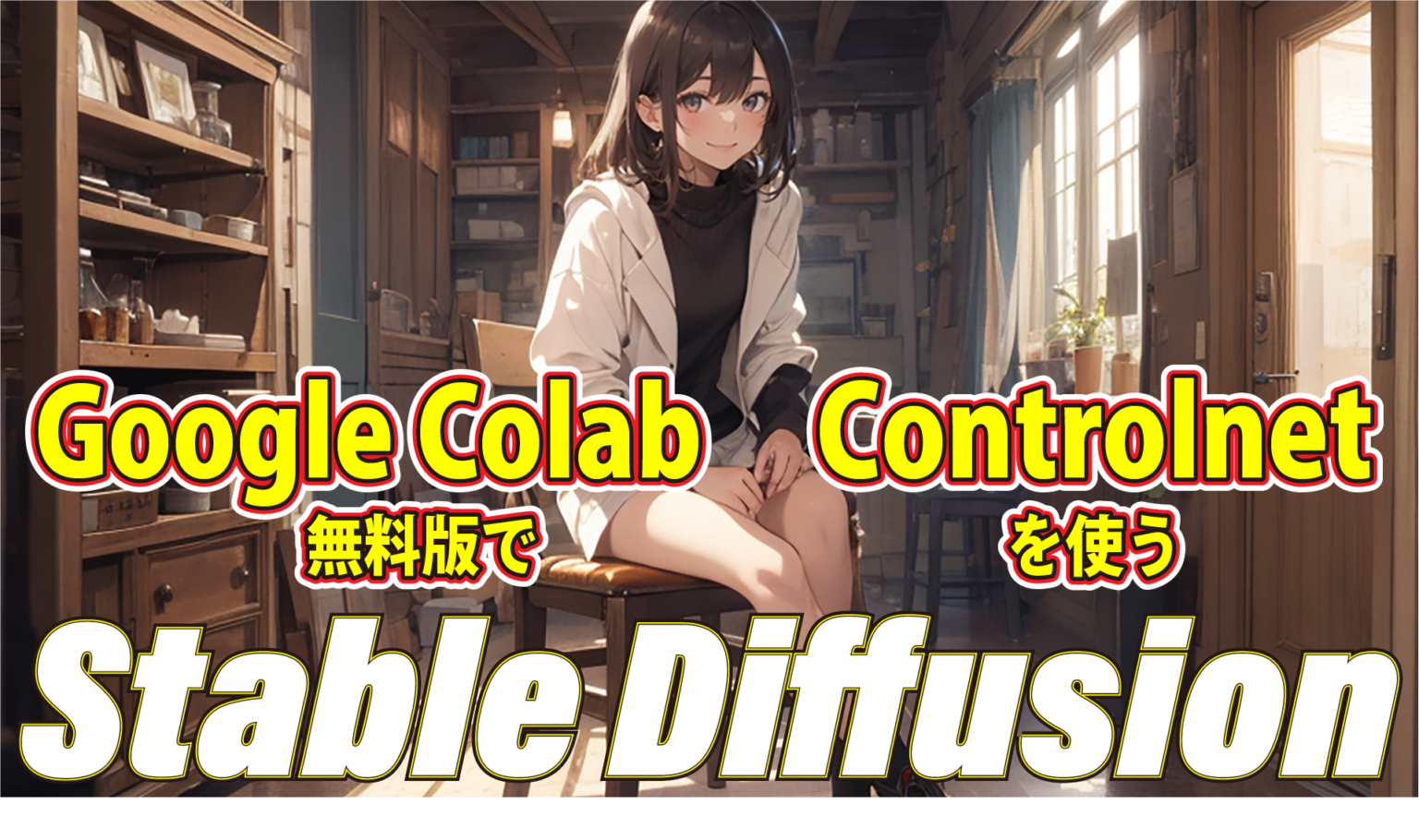 Google Colab無料版でStable Diffusion WebUIの拡張機能「 controlnet 」を使用する - はばねろグルーヴ