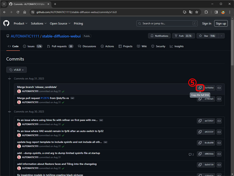 Stable Diffusion WebUIをダウングレード する - はばねろグルーヴ