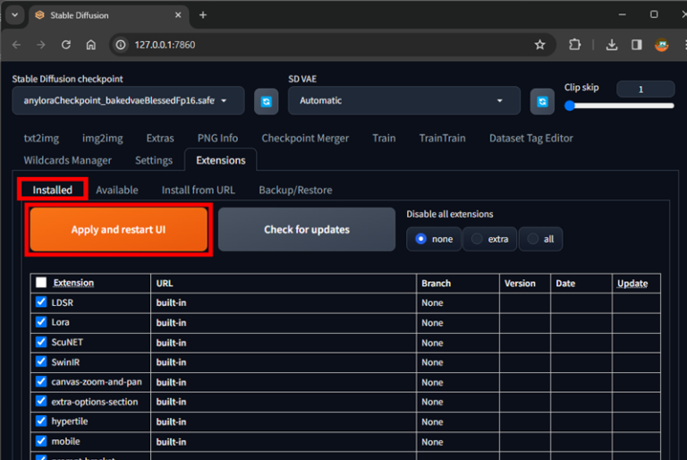 sd-webui-traintrain で簡単LoRA作り！Stable Diffusion WebUIでLoRAが作れる！TrainTrainを使ってみよう！