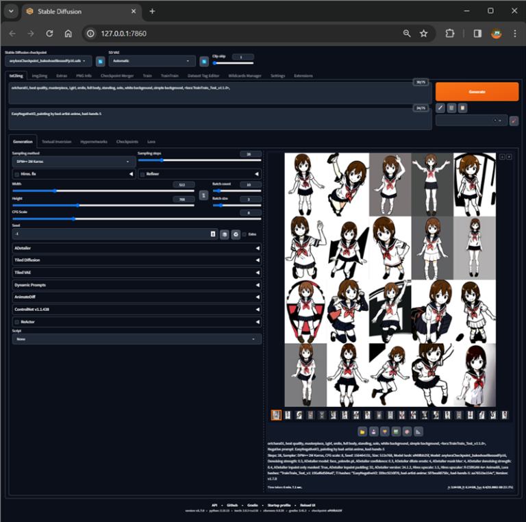 sd-webui-traintrain で簡単LoRA作り！Stable Diffusion WebUIでLoRAが作れる！TrainTrainを使ってみよう！