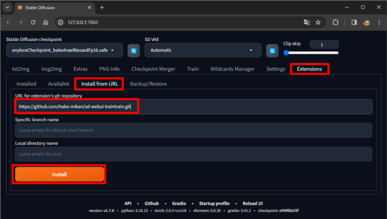 sd-webui-traintrain で簡単LoRA作り！Stable Diffusion WebUIでLoRAが作れる！TrainTrainを使ってみよう！