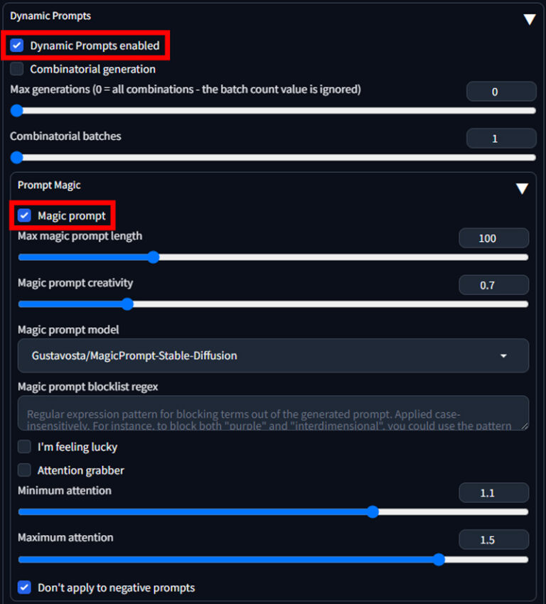プロンプトで悩 んでいる人必見! 初心者にも使ってほしい「sd-dynamic-prompts」：第一回「Prompt Magic」 - はばねろグルーヴ